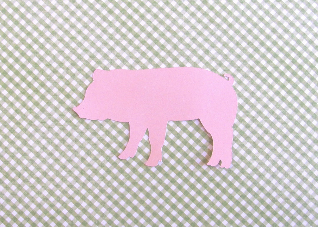 Pig Die Cuts - 20 Pcs - Paper Shapes Cardstock Cutouts - Etsy