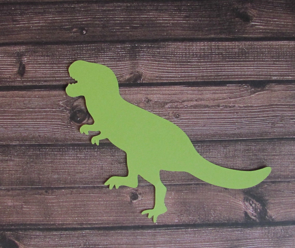 Dinosaur T-rex Die Cuts 20 Pcs Paper Shapes Cardstock - Etsy