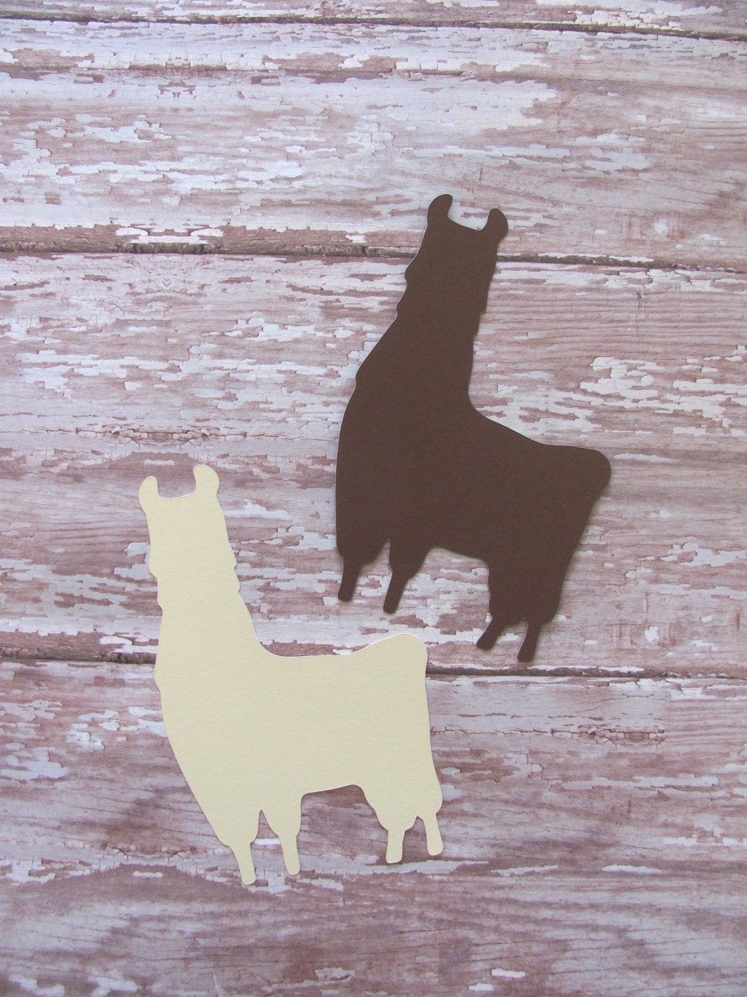 Llama Die Cuts - 20 Pcs - Paper Shapes Cardstock Cutouts - Etsy