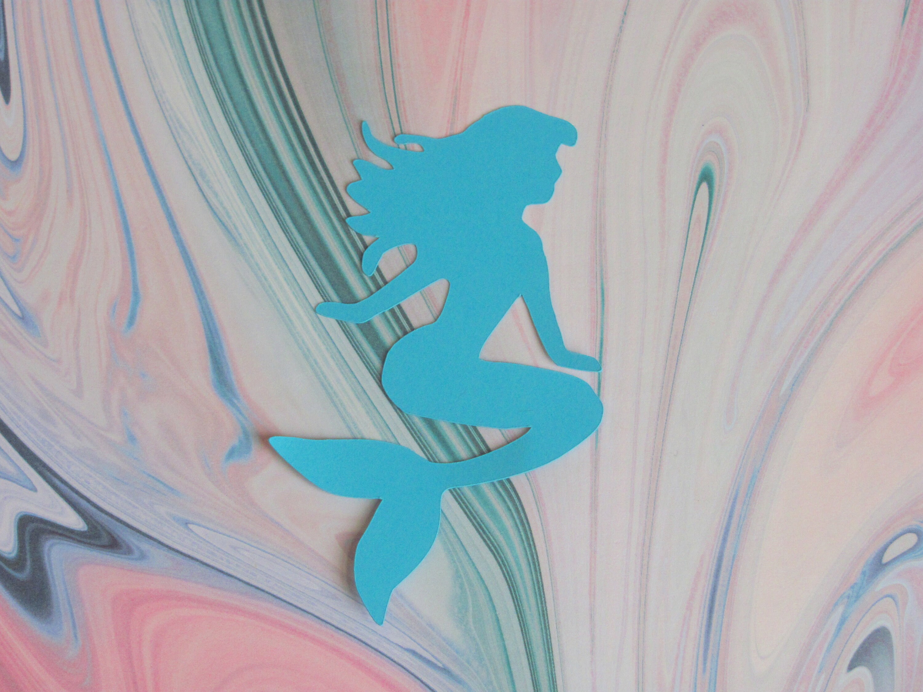 Mermaid Die Cuts - 20 Pcs - Paper Shapes Cardstock Cutouts - Etsy UK