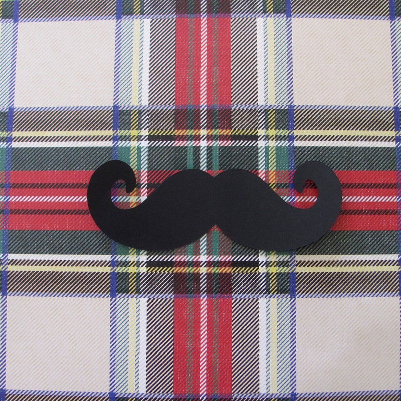 Mustache Diecuts - Etsy