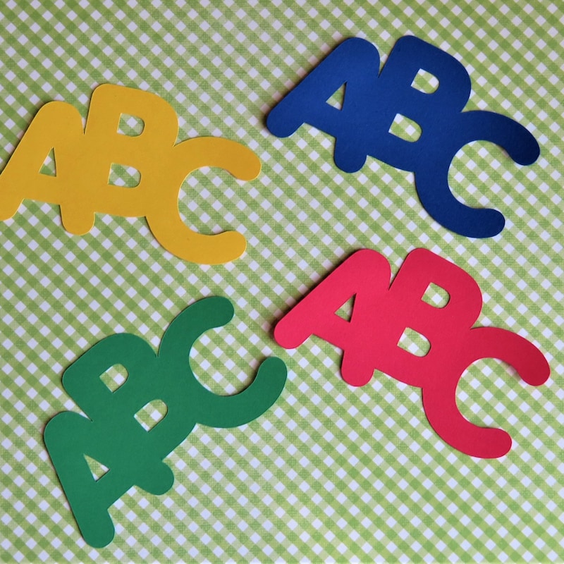 Alphabet Die Cut - Etsy