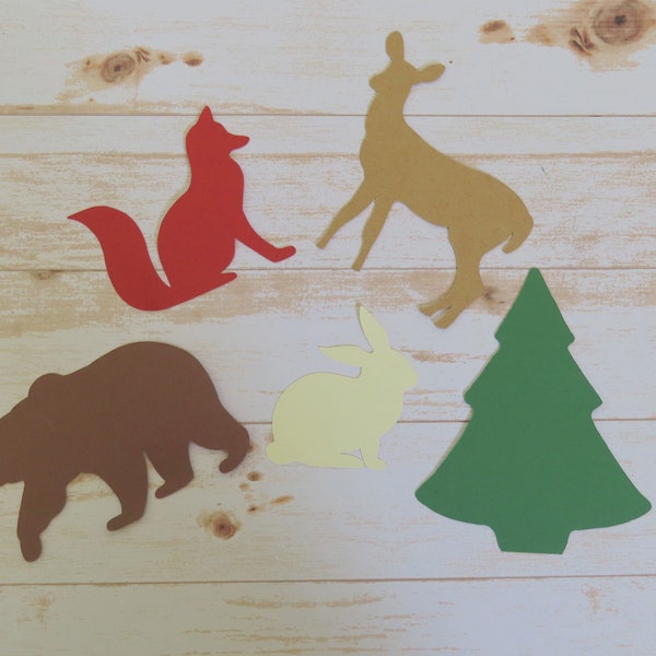 Woodland Cutouts - Etsy