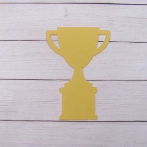 Trophy Die Cuts - 20 Pcs - Paper Shapes Cardstock Cutouts - Etsy