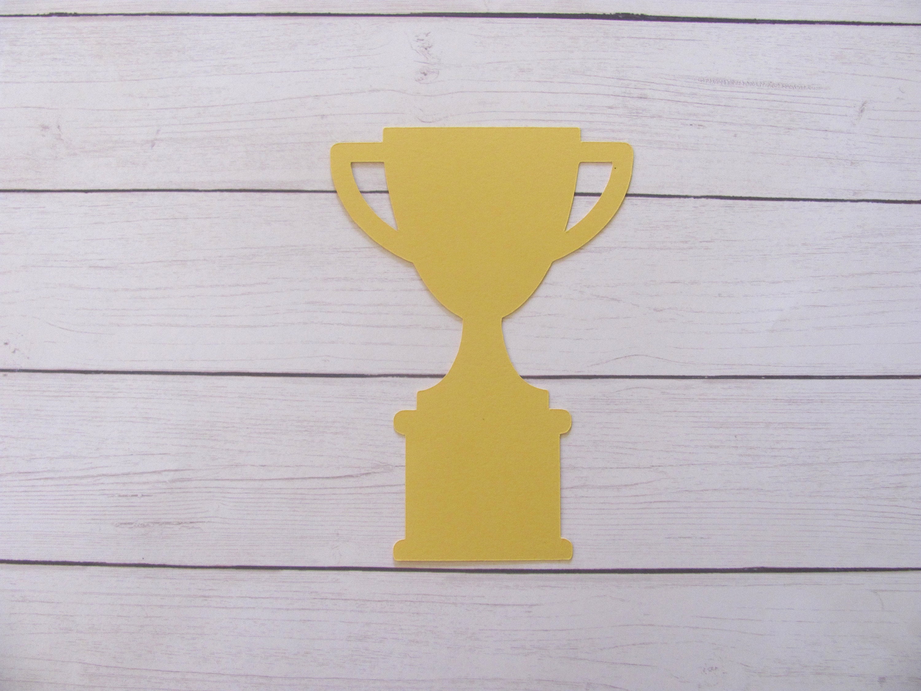 Trophy Die Cuts 20 Pcs Paper Shapes Cardstock Cutouts - Etsy