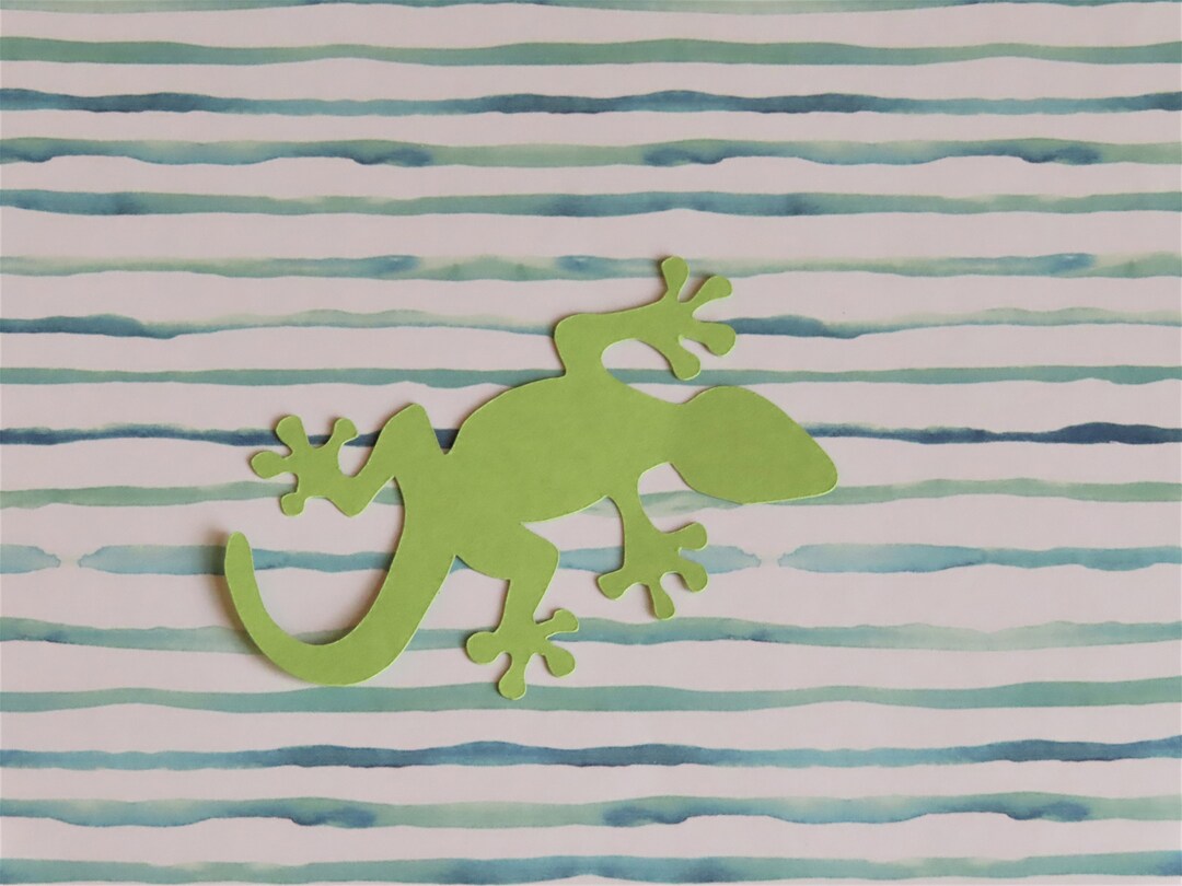 Gecko Lizard Die Cuts - 20 Pcs - Paper Shapes Cardstock Cutouts - Etsy UK