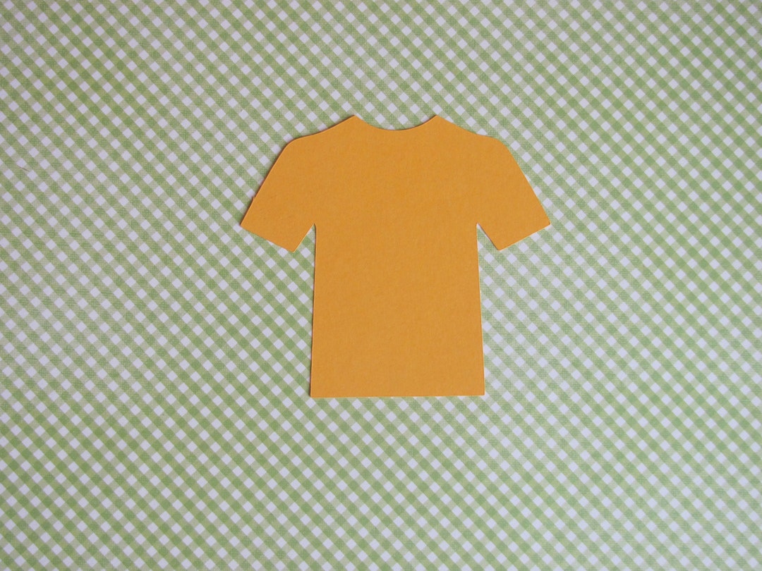 T-shirt Shirt Die Cuts - 20 Pcs - Paper Shapes Cardstock Cutouts - Etsy