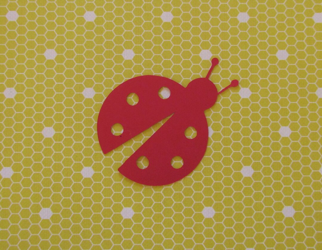 Ladybug Die Cuts - 20 Pcs - Paper Shapes Cardstock Cutouts - Etsy