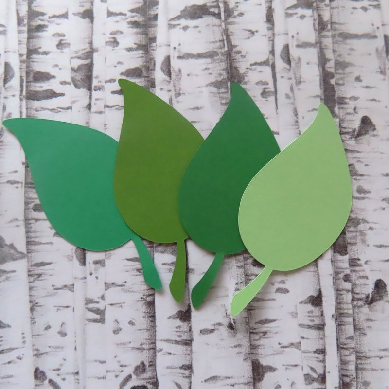 Pre Cut Paper Leaves - Etsy