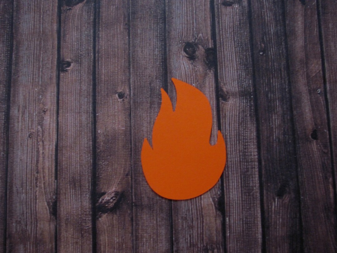 Fire Campfire Die Cuts - 20 Pcs - Paper Shapes Cardstock Cutouts - Etsy