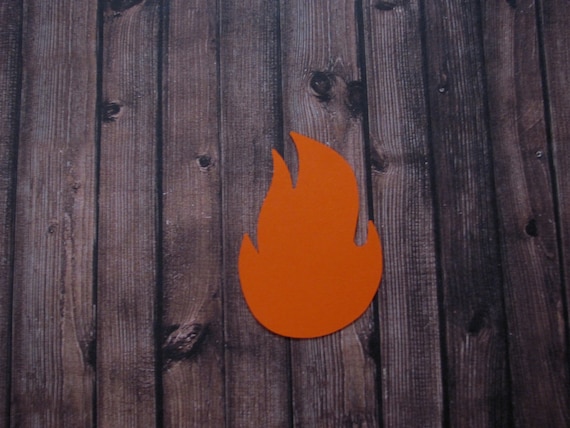 Fire Campfire Die Cuts 20 Pcs Paper Shapes Cardstock | Etsy