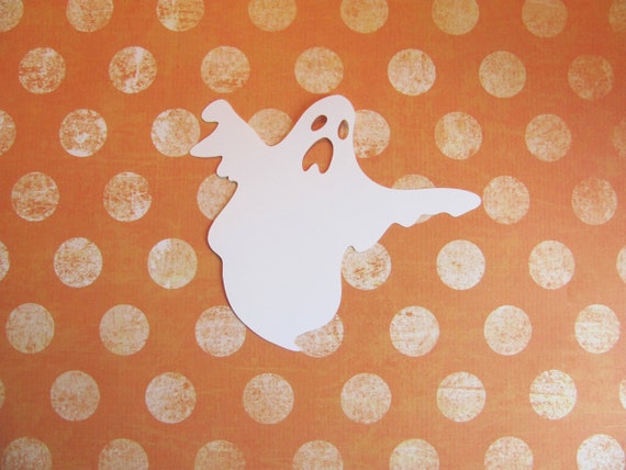 Ghost Die Cuts 20 pcs Paper Shapes Cardstock Cutouts | Etsy