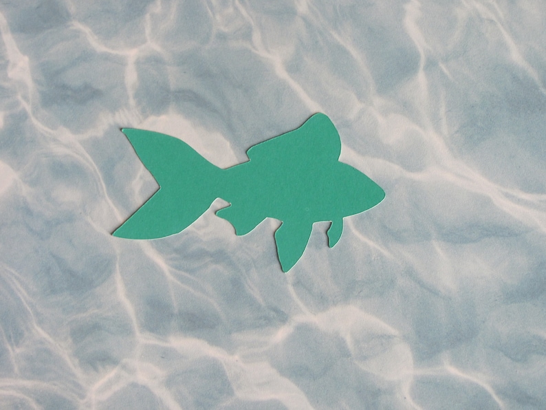 Fish Die Cuts 20 pcs Paper Shapes Cardstock Cutouts | Etsy