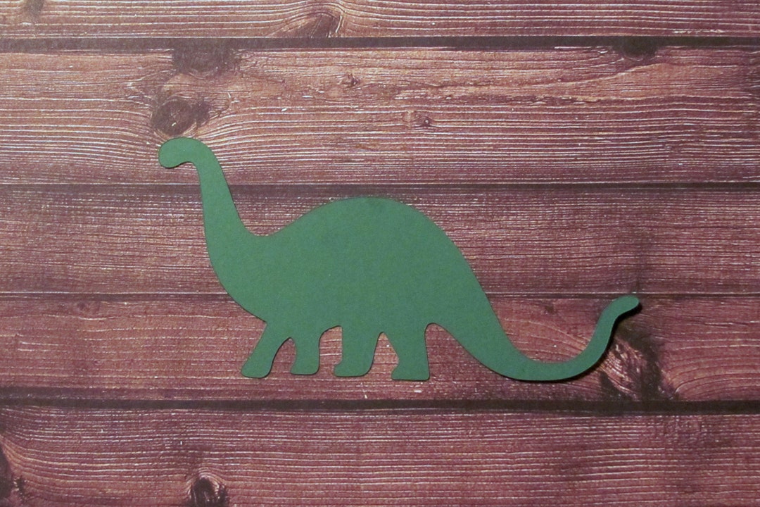 Dinosaur Brontosaurus Die Cuts - 20 Pcs - Paper Shapes Cardstock ...