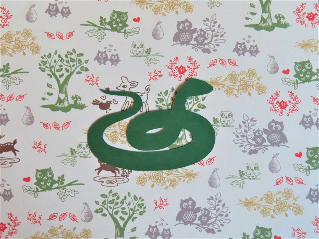 Snake Die Cuts 20 pcs Paper Shapes Cardstock Cutouts - Etsy Österreich