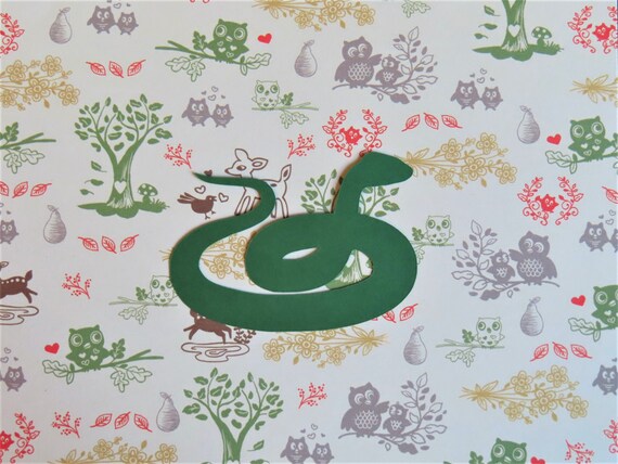 Snake Die Cuts 20 Pcs Paper Shapes Cardstock Cutouts - Etsy