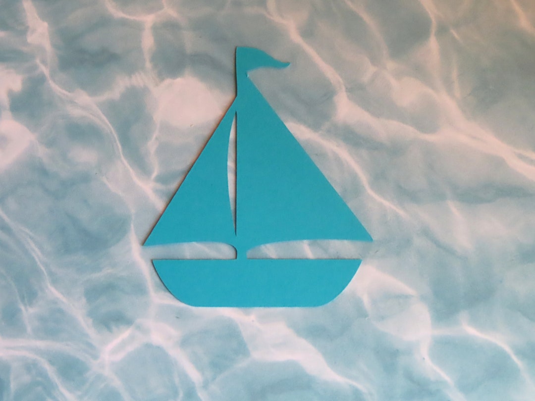 Sailboat Die Cuts - 20 Pcs - Paper Shapes Cardstock Cutouts - Etsy