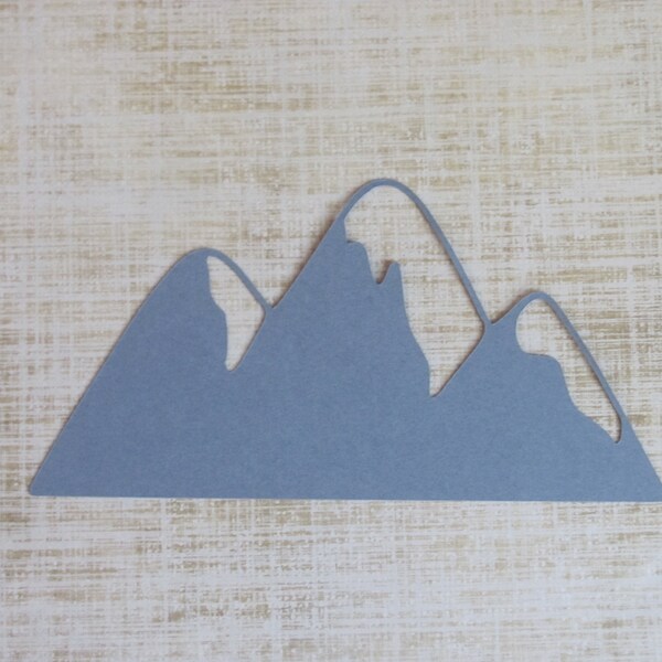 Mountain Cut Out - Etsy