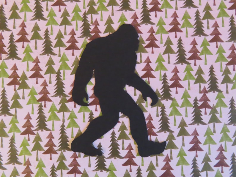 Yeti Bigfoot Sasquatch Die Cuts 20 Pcs Paper Shapes Cardstock Cutouts ...
