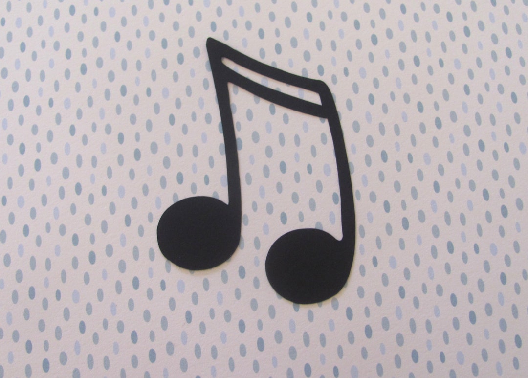 Double Musical Note Die Cuts - 20 Pcs - Paper Shapes Cardstock Cutouts ...