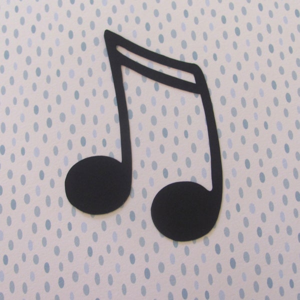 Music Note Cutout Cardstock - Etsy