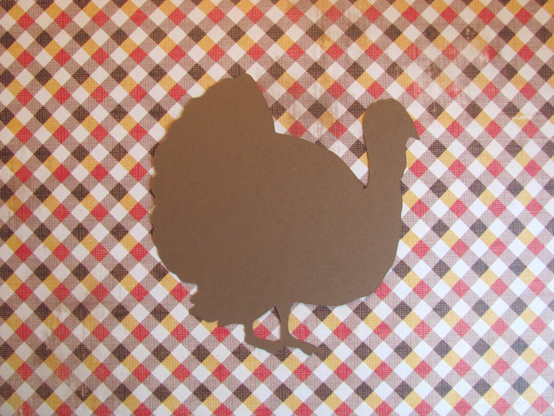 Turkey Die Cuts - 20 Pcs - Paper Shapes Cardstock Cutouts - Etsy