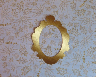 Gold Paper Frame | Etsy