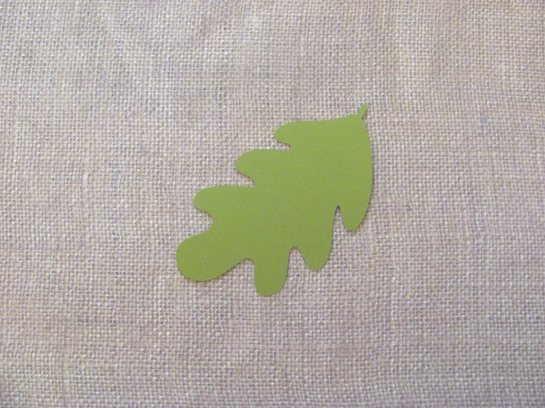 Oak Leaf Die Cuts - 20 Pcs - Paper Shapes Cardstock Cutouts - Etsy