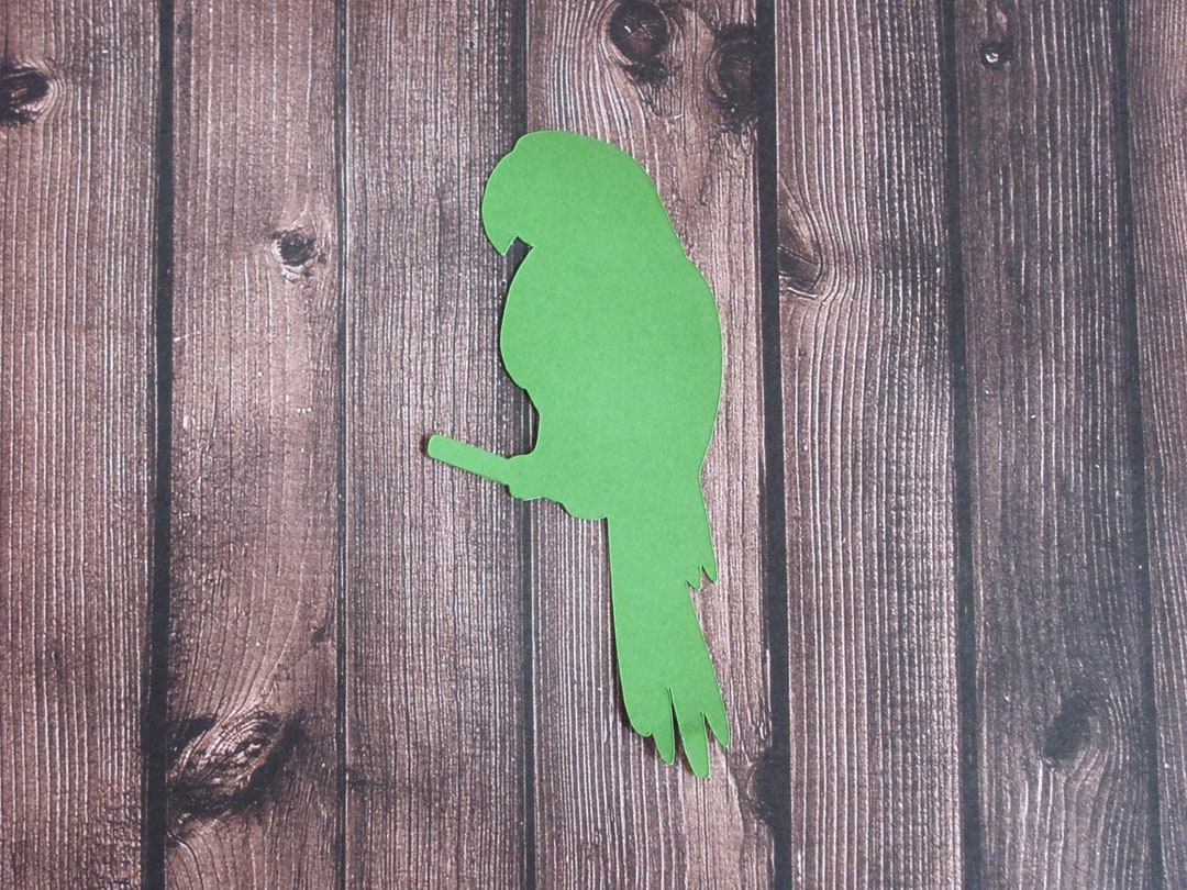 Parrot Die Cuts - 20 Pcs - Paper Shapes Cardstock Cutouts - Etsy