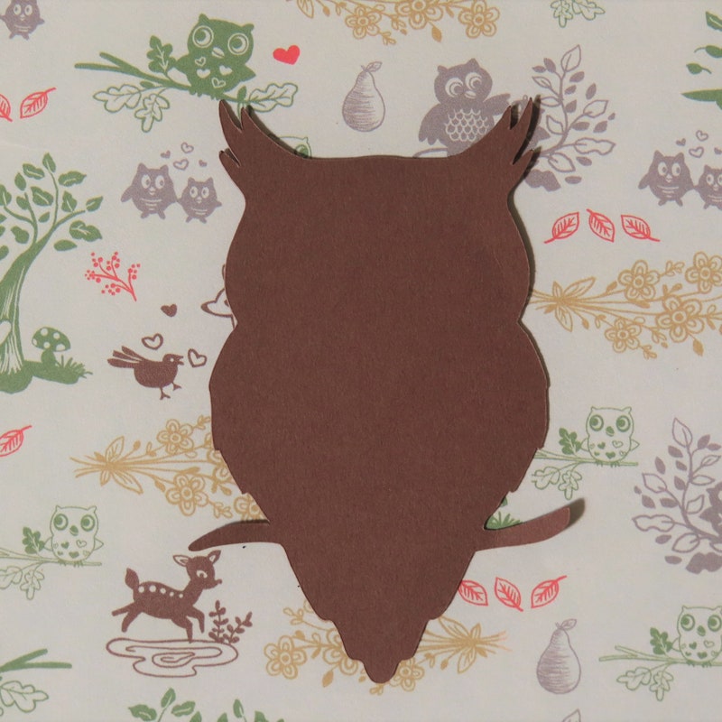 Owl Die Cut - Etsy