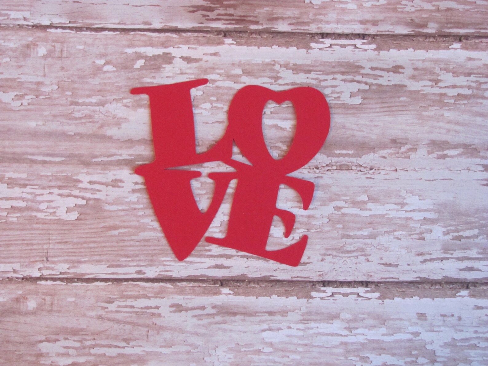 Love Valentine's Day Die Cuts - 20 Pcs - Paper Shapes Cardstock Cutouts ...