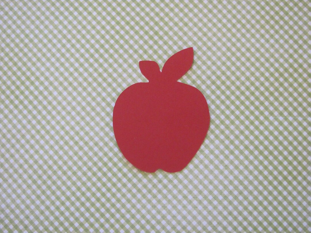 Apple Die Cuts - 20 Pcs - Paper Shapes Cardstock Cutouts - Etsy