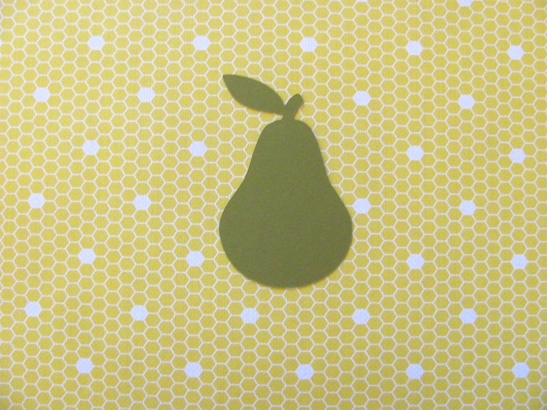 Pear Die Cuts - 20 Pcs - Paper Shapes Cardstock Cutouts - Etsy