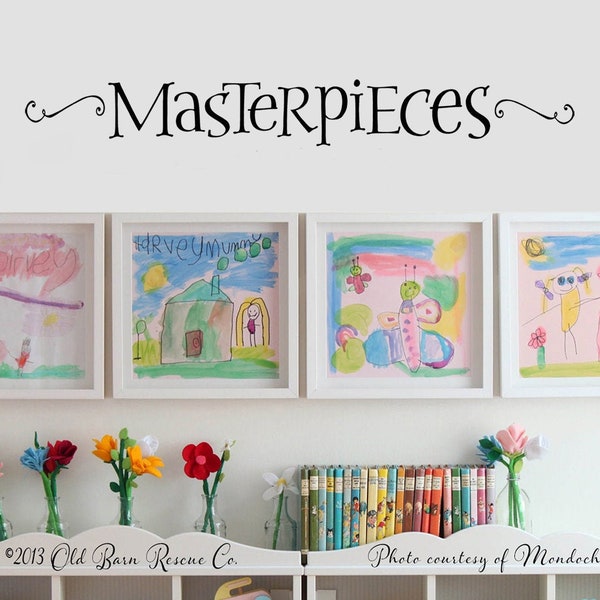 Masterpieces Wall Decal - Etsy