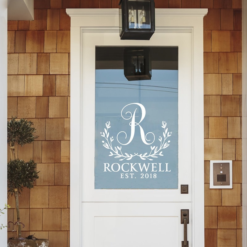 Front Door Monogram - Etsy