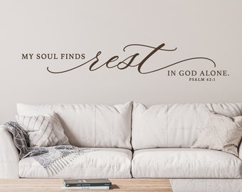 Scripture Wall Decal Home Decal Sunday School Decal Nursery - Etsy
