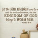 Church Nursery Classroom Christian Kid's Bible Verse Decor Decal Luke ...