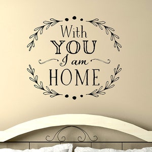 Bedroom Wall Decal Bedroom Wall Art Vinyl Wall Sticker for Bedroom With ...
