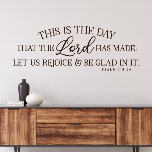 This is the Day the Lord Has Made Printable Wall Art Bible - Etsy