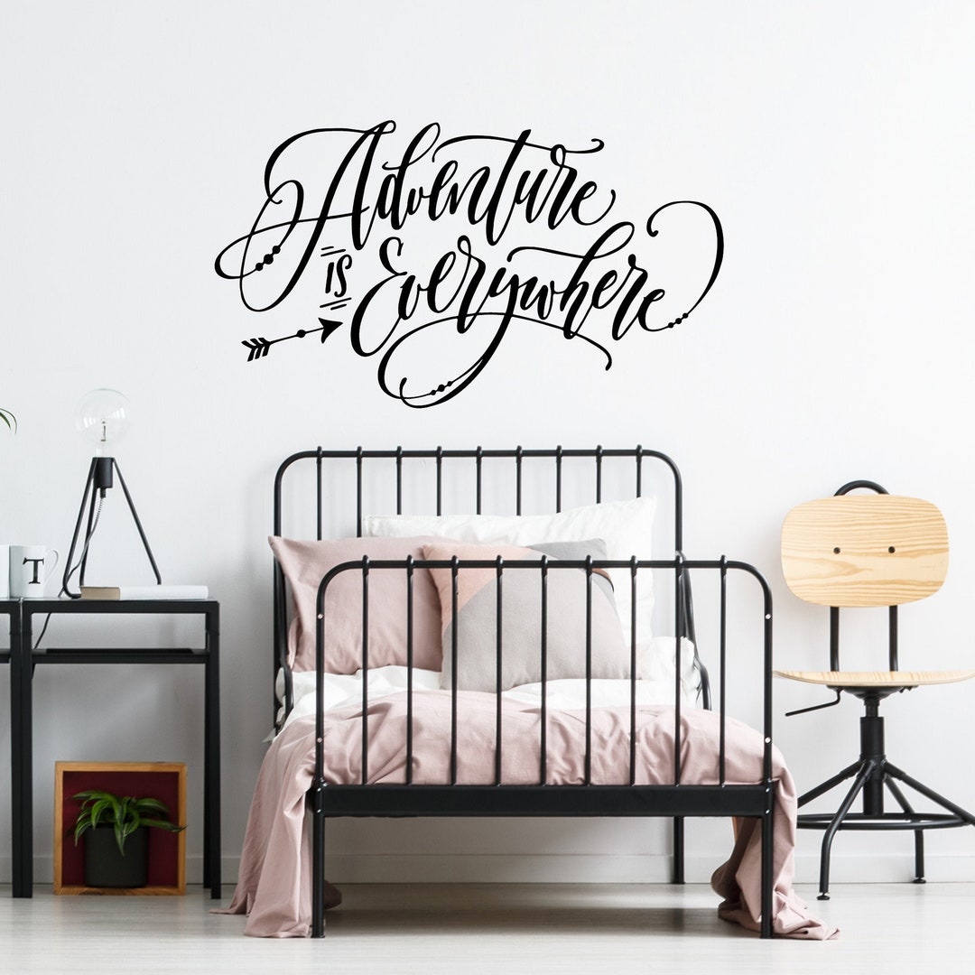 Adventure is Everywhere Wall Decal Adventure Awaits Quote Adventure ...