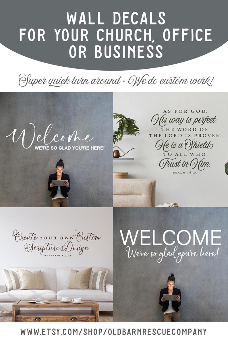 Vinyl Wall Decal Let the Little Children Come to Me Children's ...
