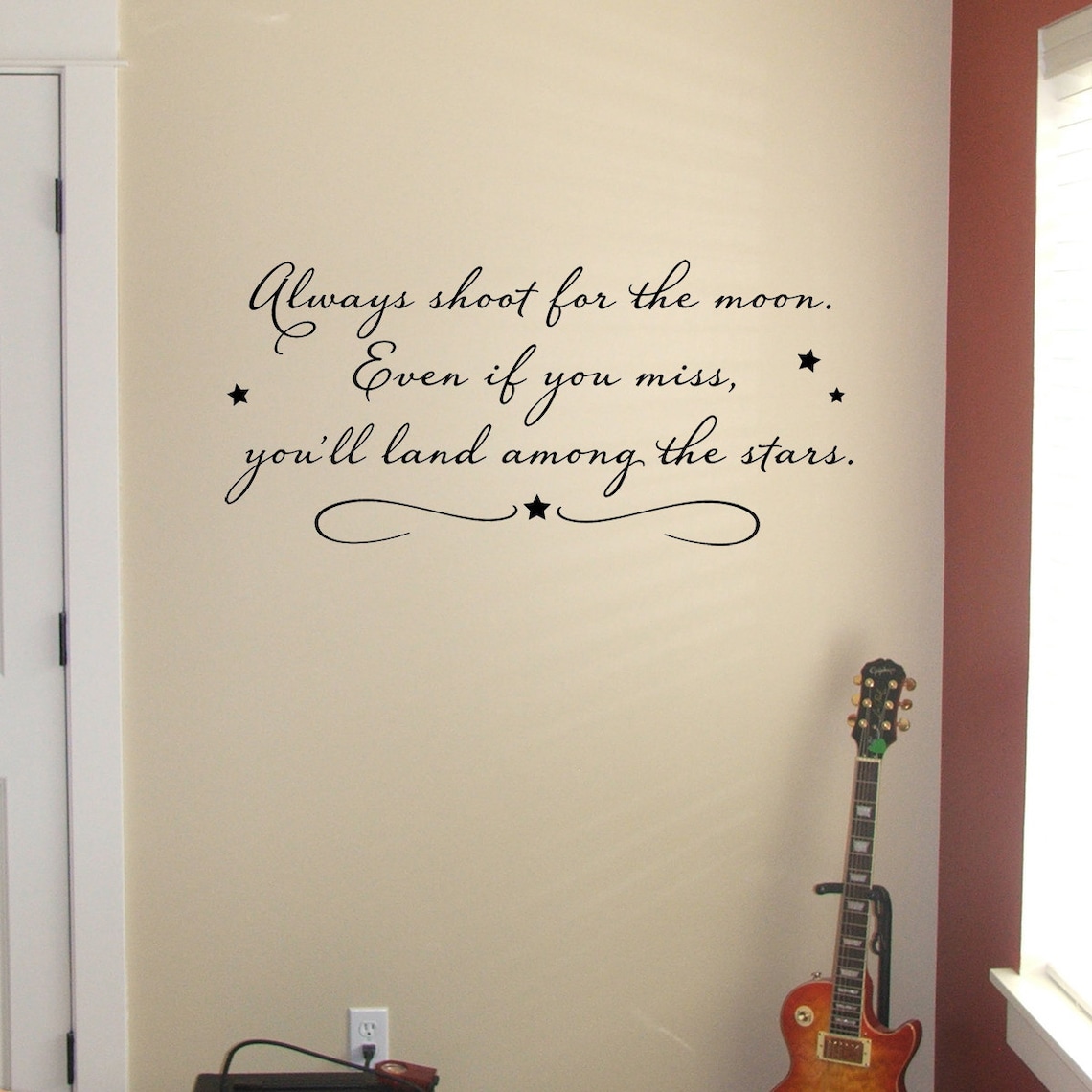 Shoot for the Moon Quote Always Shoot for the Moon Moon | Etsy