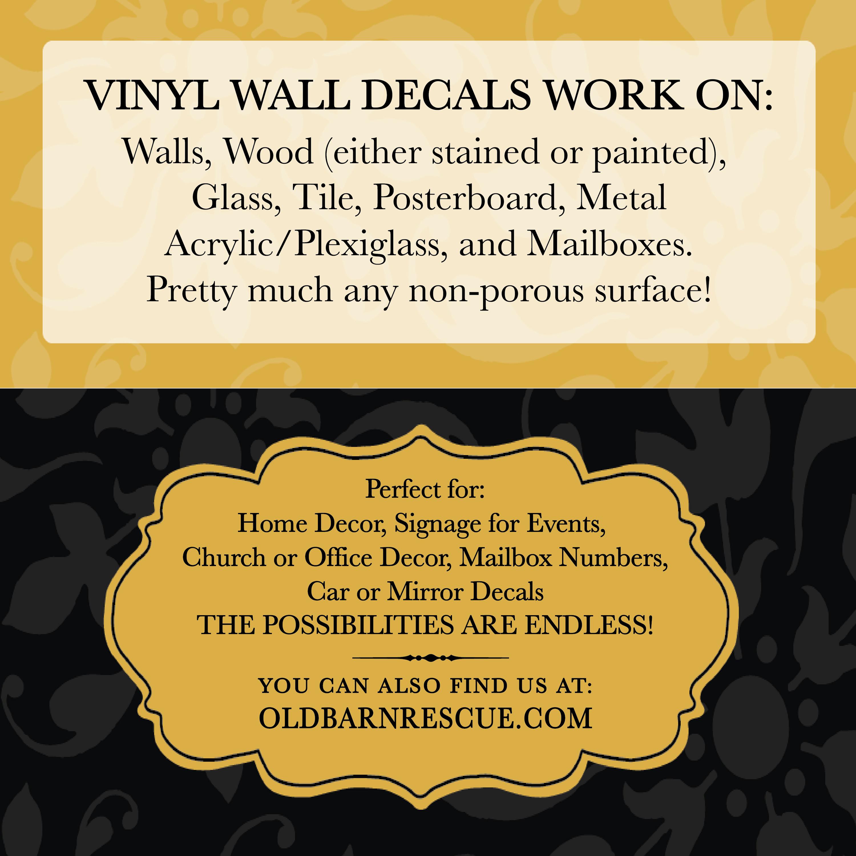 Front Door Decal Address for Door Vinyl Decal Personalized Address ...