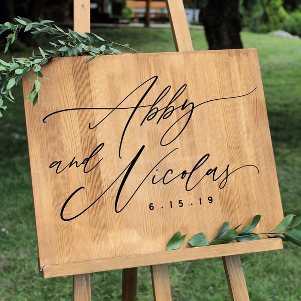 Wedding Sign Decal - Etsy