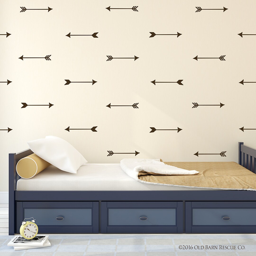 Tribe Decor, Arrow Wall Decal, 26 Arrows, Arrow Pattern, Tribe Decor ...
