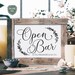 Open Bar Printable DIY Wedding Signs Downloadable 8 X 10 - Etsy