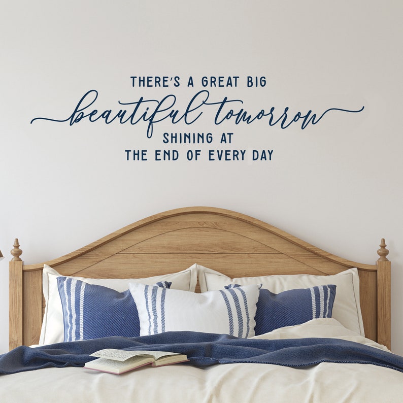 There's a Great Big Beautiful Tomorrow Shining at the End | Etsy