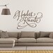 Hopeless Romantic Hand Drawn Vinyl Wall Decal Calligraphy Lettering Art ...