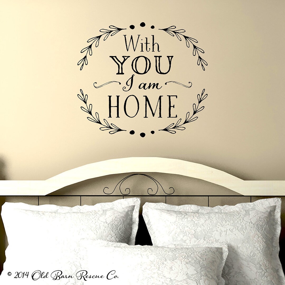 Bedroom Wall Decal Bedroom Wall Art Vinyl Wall Sticker for Bedroom With ...