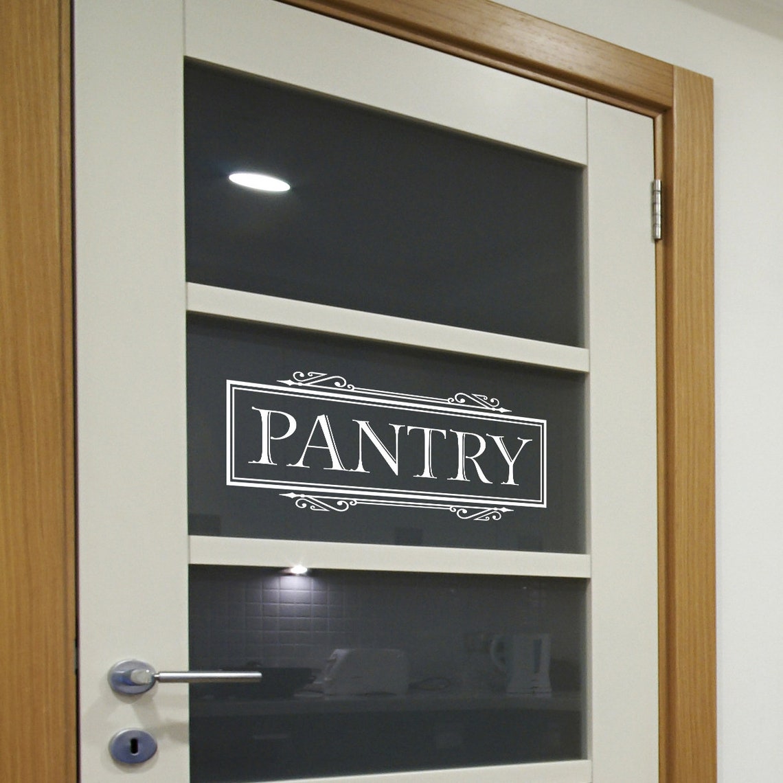 Pantry Door Decal Glass Pantry Door Vinyl Sticker Kitchen - Etsy